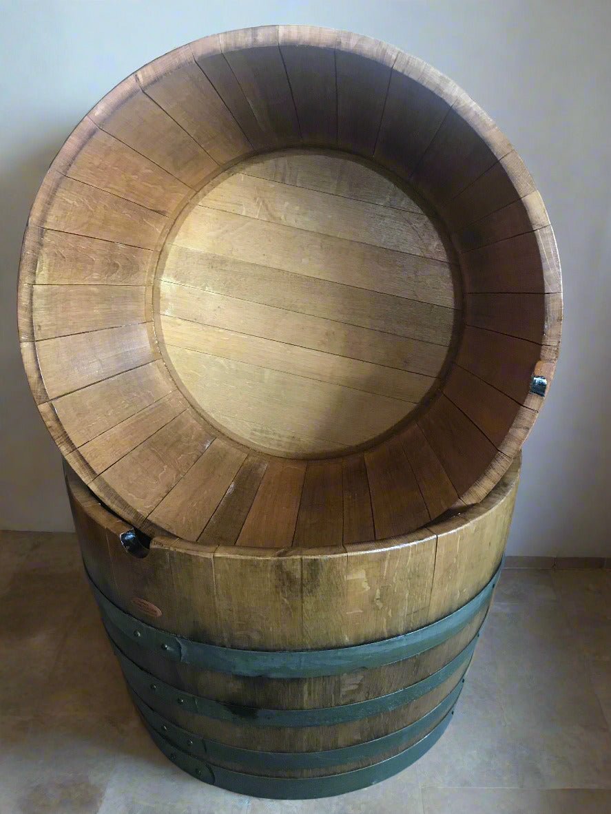 Half Wine Barrel. – Click for Hire